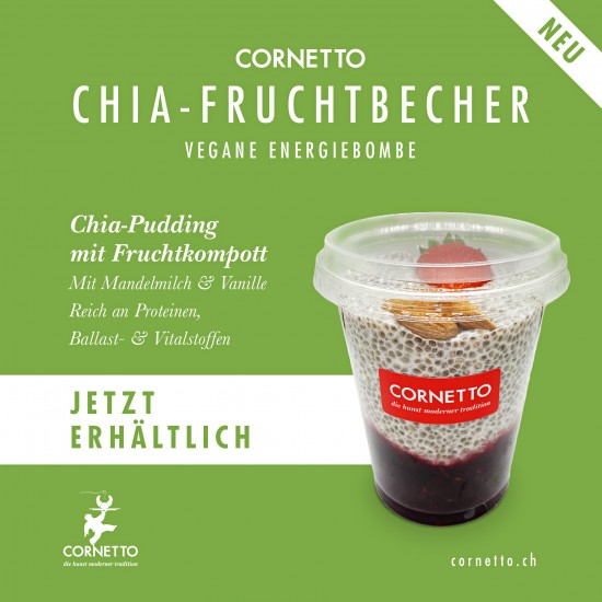 Cornetto - Bäckerei und Konditorei im Kanton Glarus | Chia Fruchtbecher